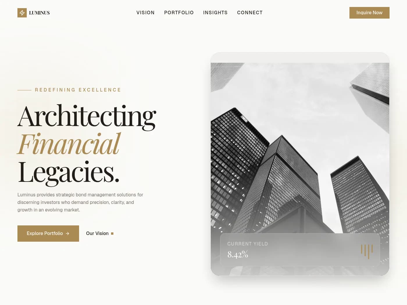 Bond Showcase Website