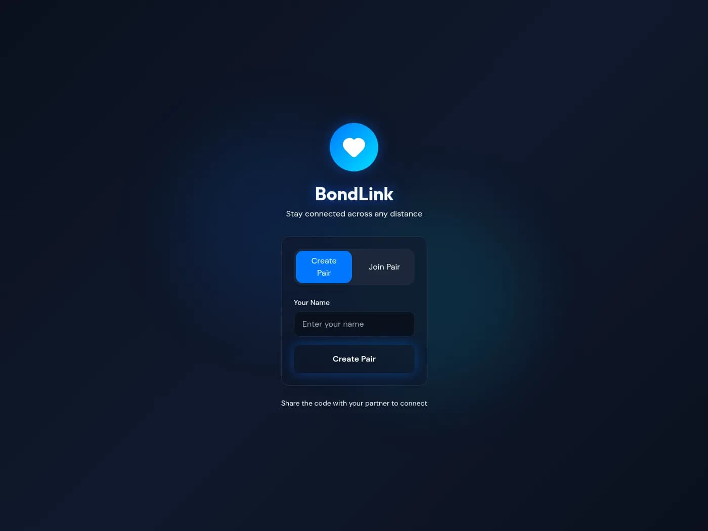 BondLink Couple App