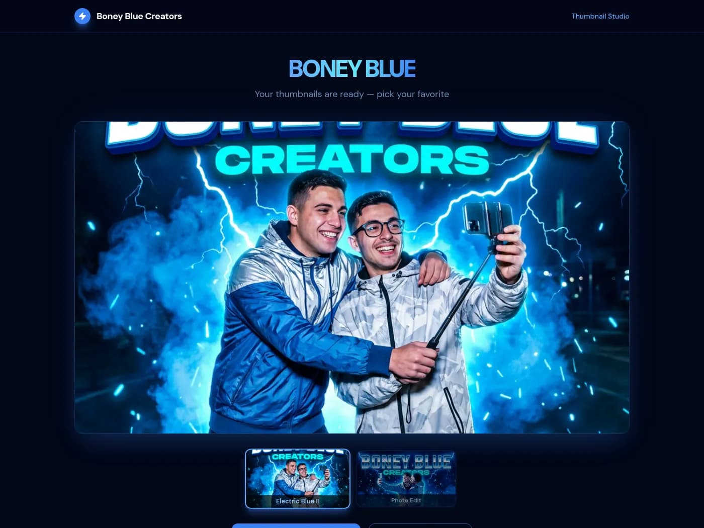 Boney Blue Creators