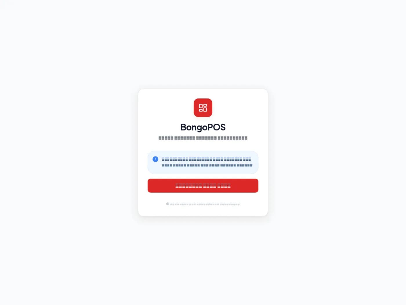 BongoPOS Dashboard