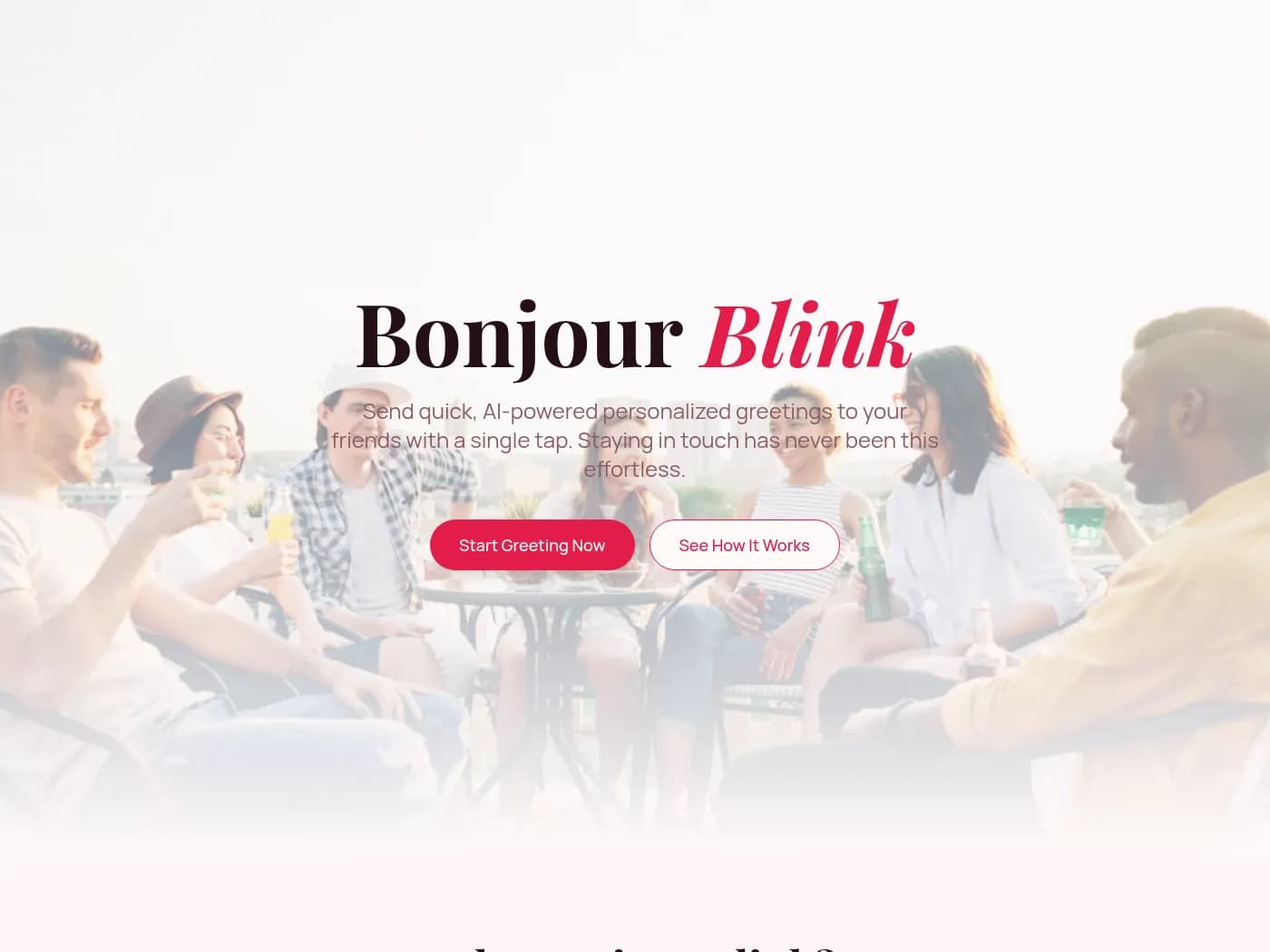 Bonjour Blink