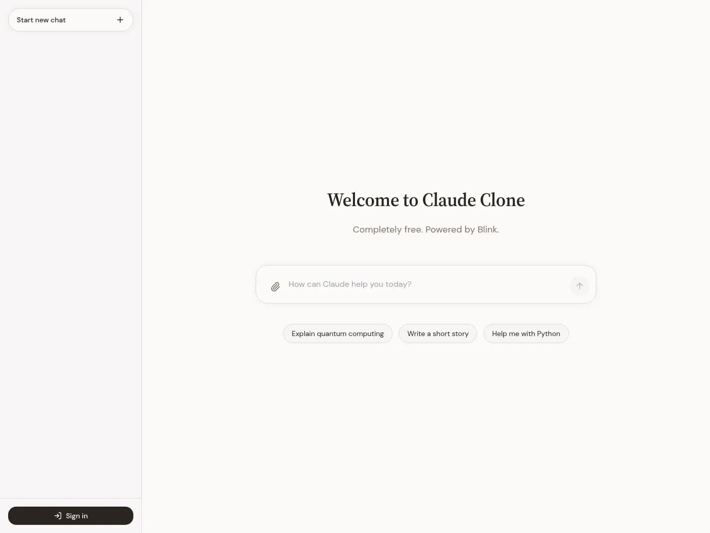 Bonjour Web Greeting