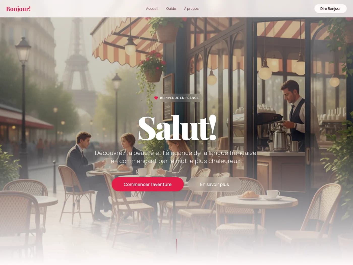Bonjour Greeting Site