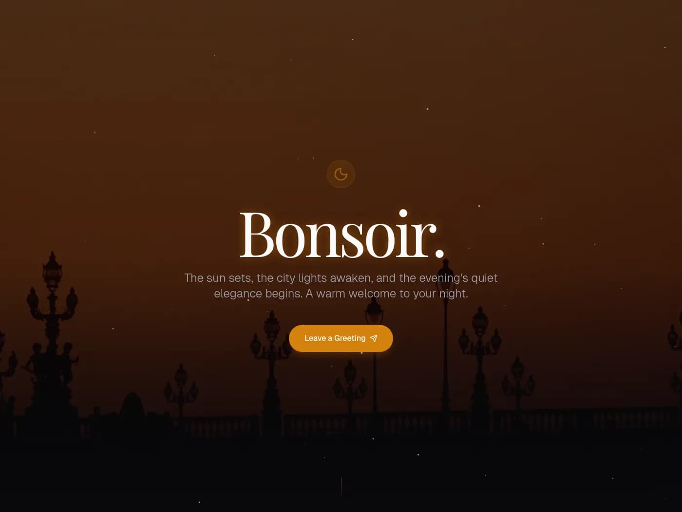 Bonsoir Greeting App