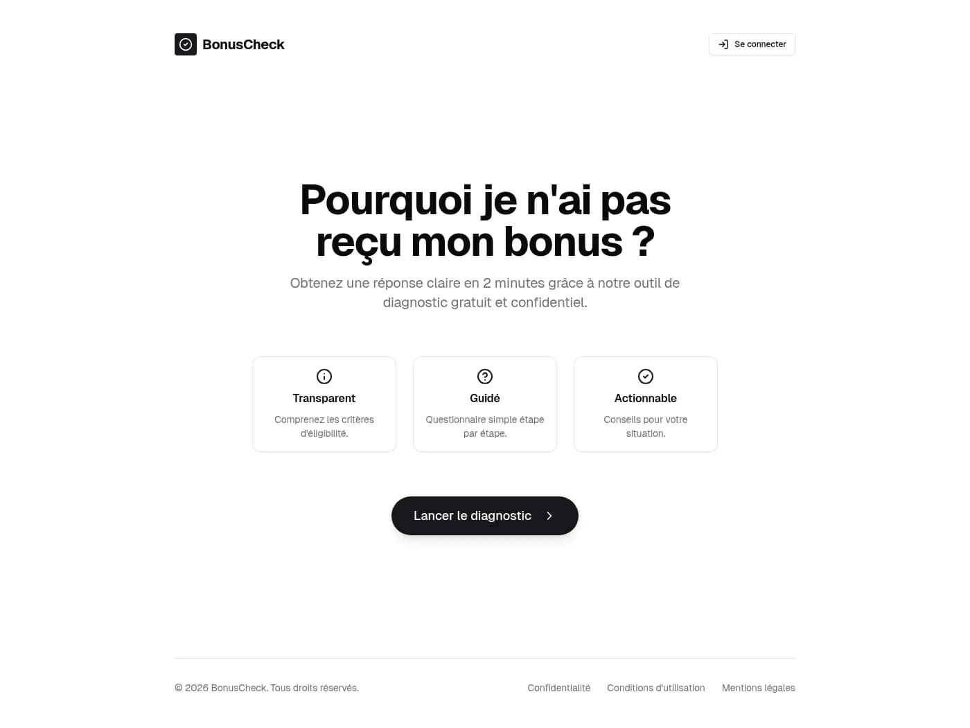 Bonus Checker
