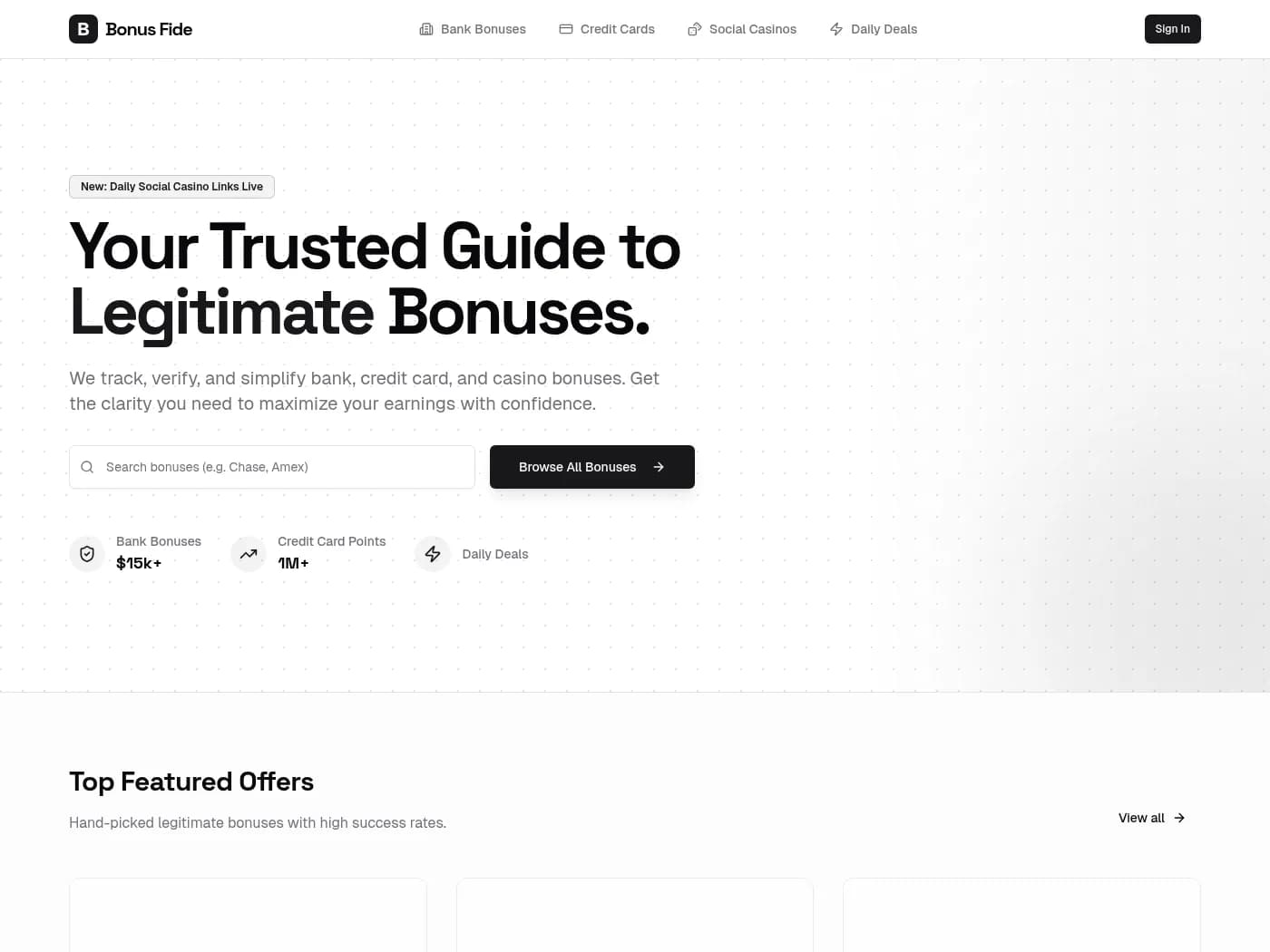 Bonus Fide