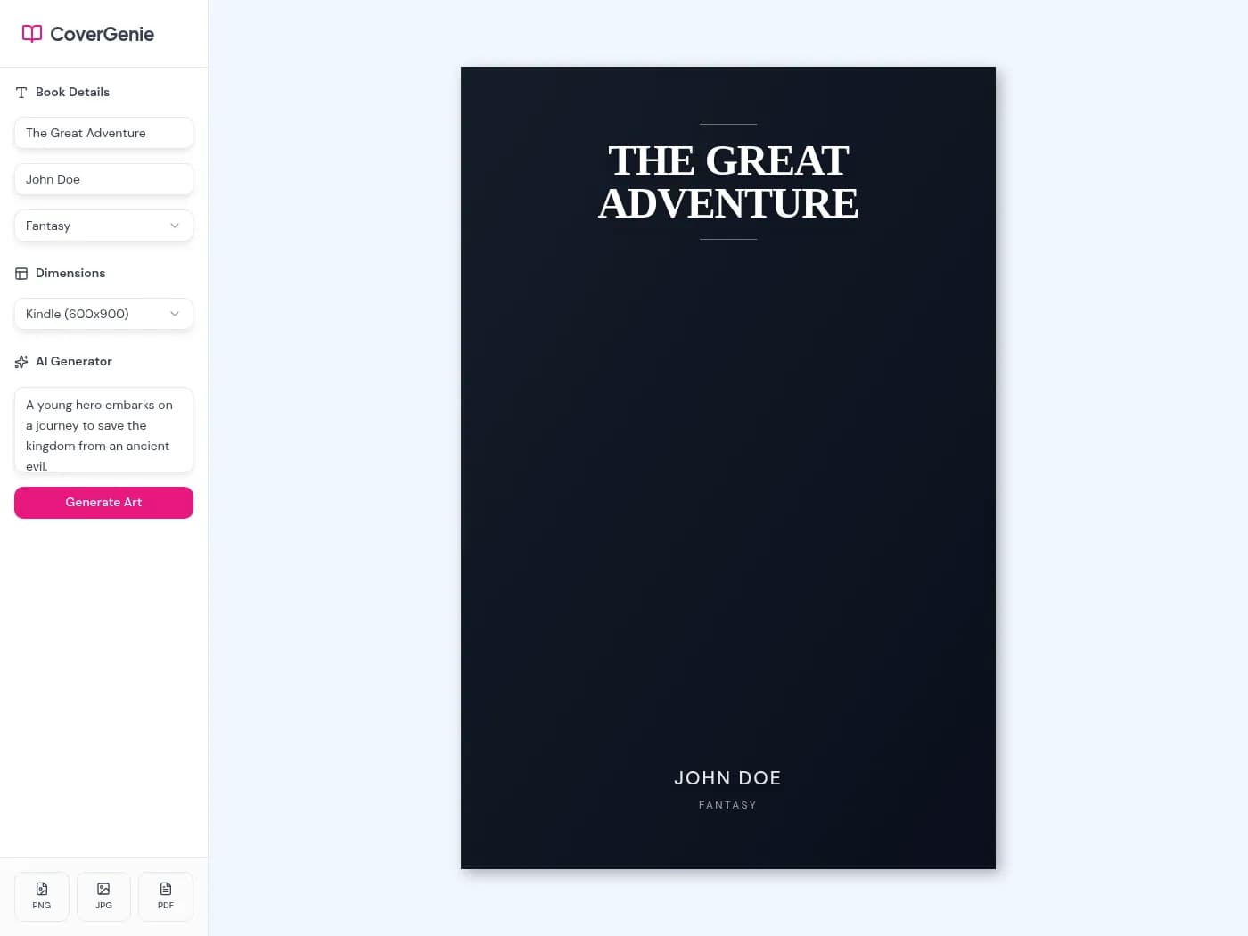 BookCover Genie