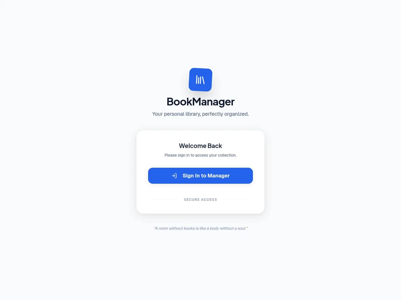 Book Library Manager