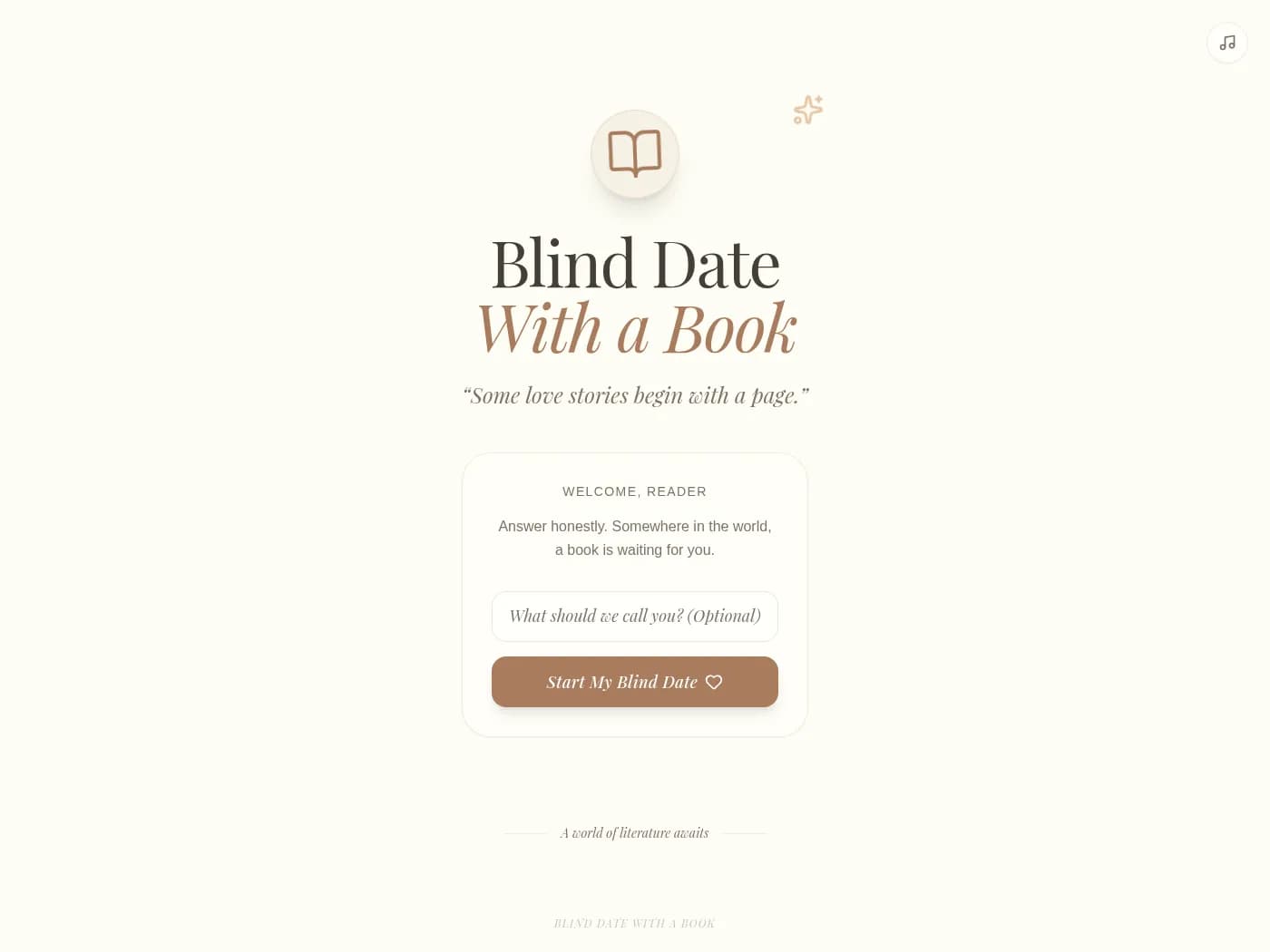 Blind Date With a Book