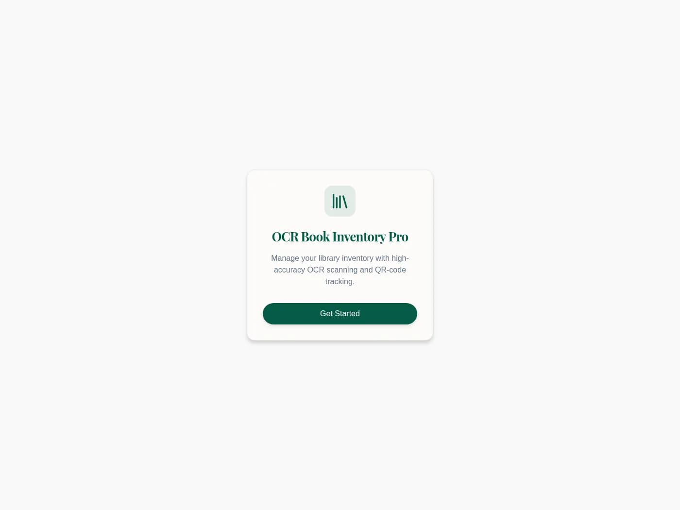 OCR Book Inventory Pro