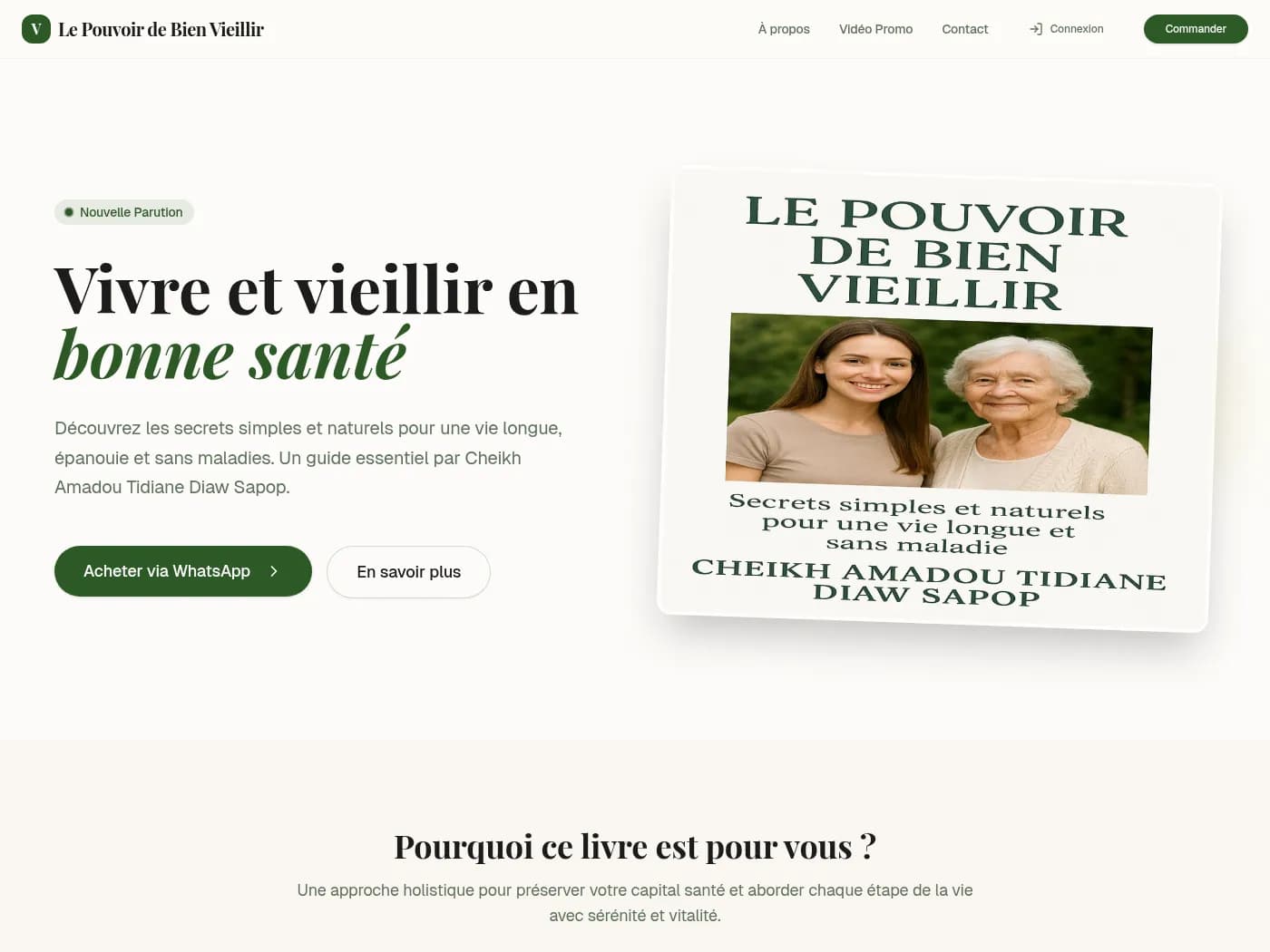 Healthy Aging Book Promo