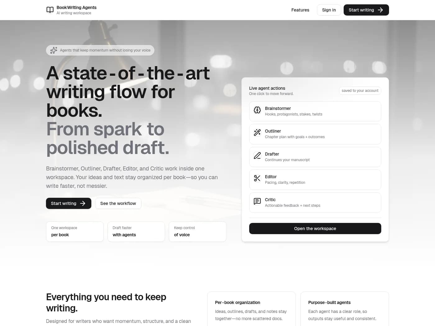 BookWriting Agents