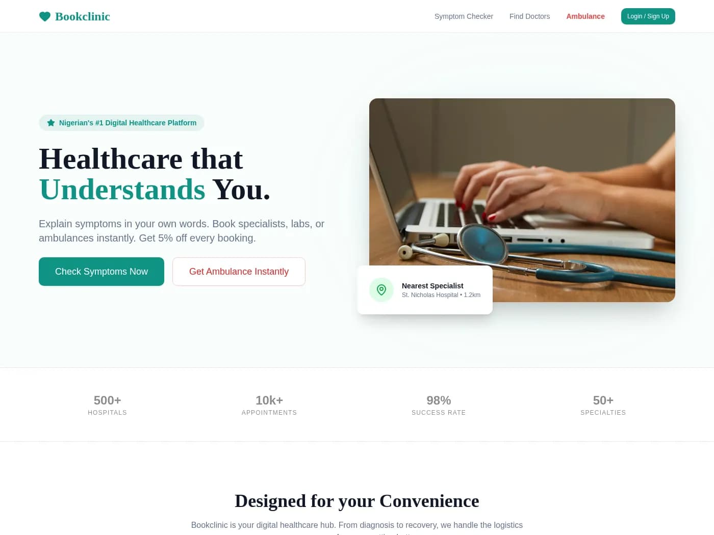Bookclinic Health Navigator