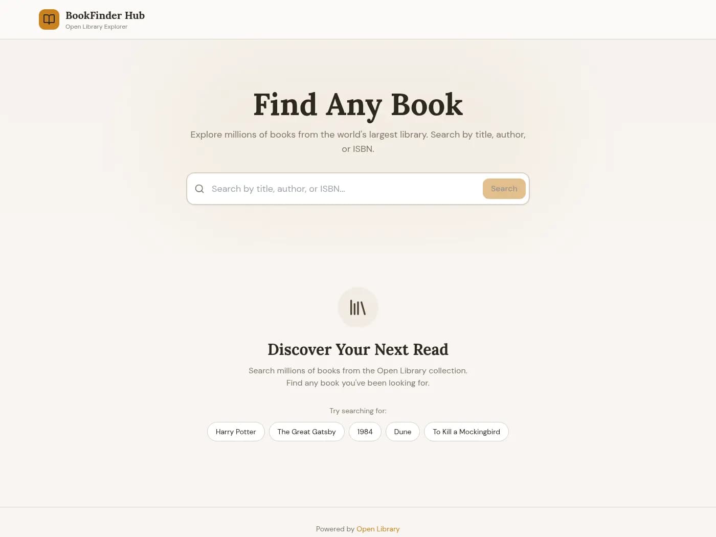 BookFinder Hub