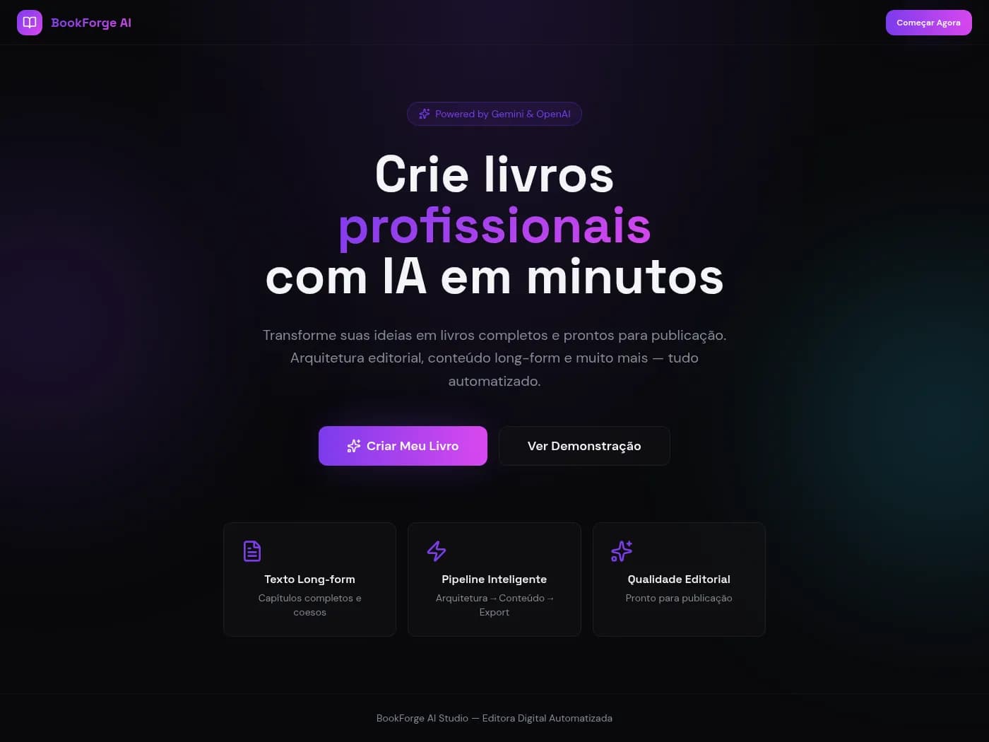 BookForge AI Studio