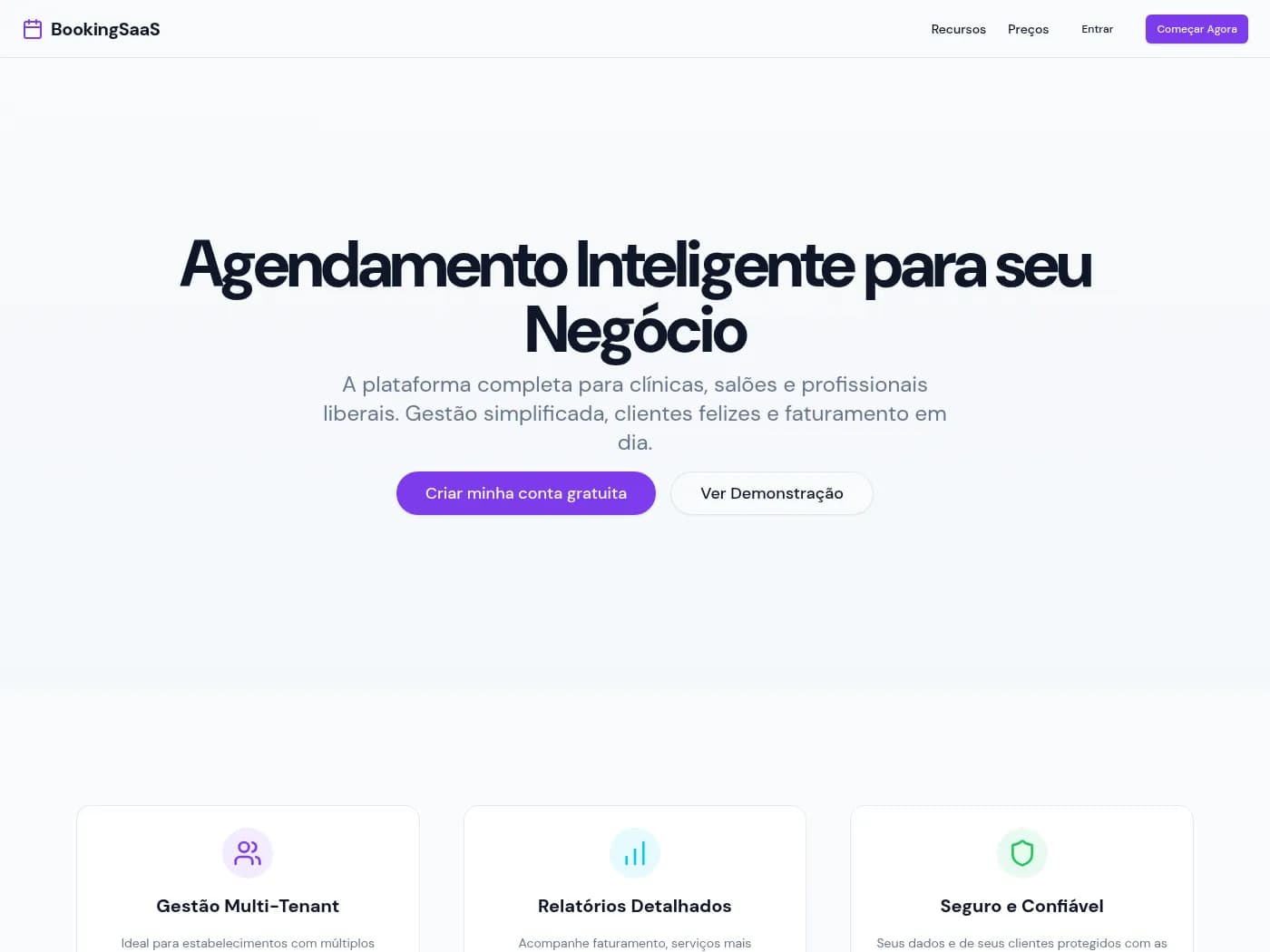 Multi-Tenant Booking SaaS