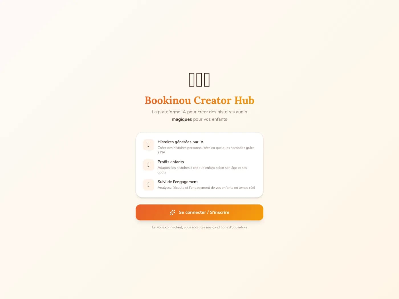 Bookinou Creator Hub