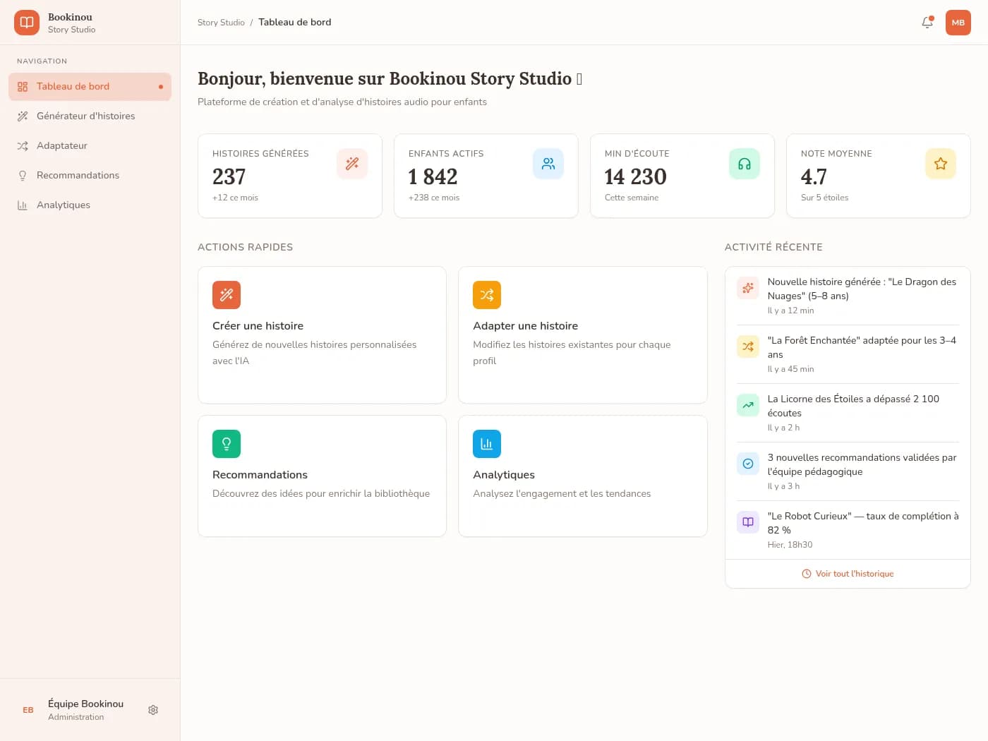 Bookinou Story Studio
