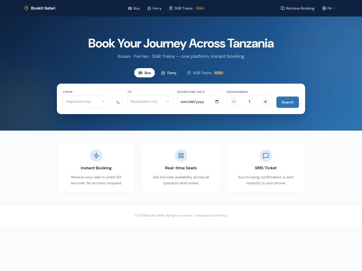 Bookit Safari