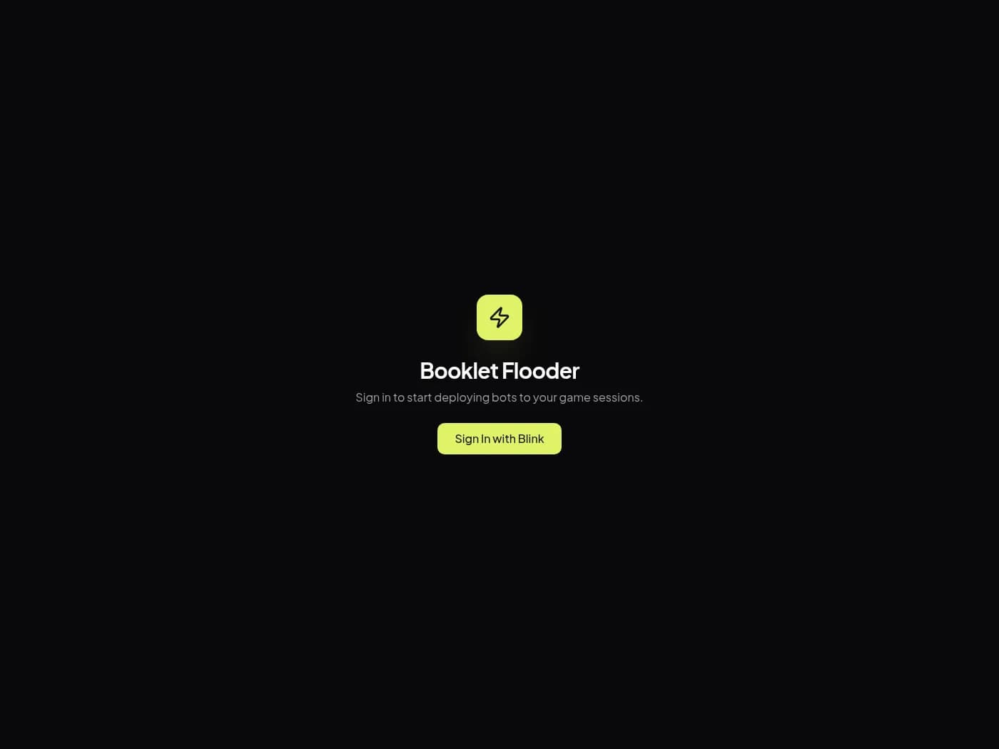 Booklet Bot Flooder