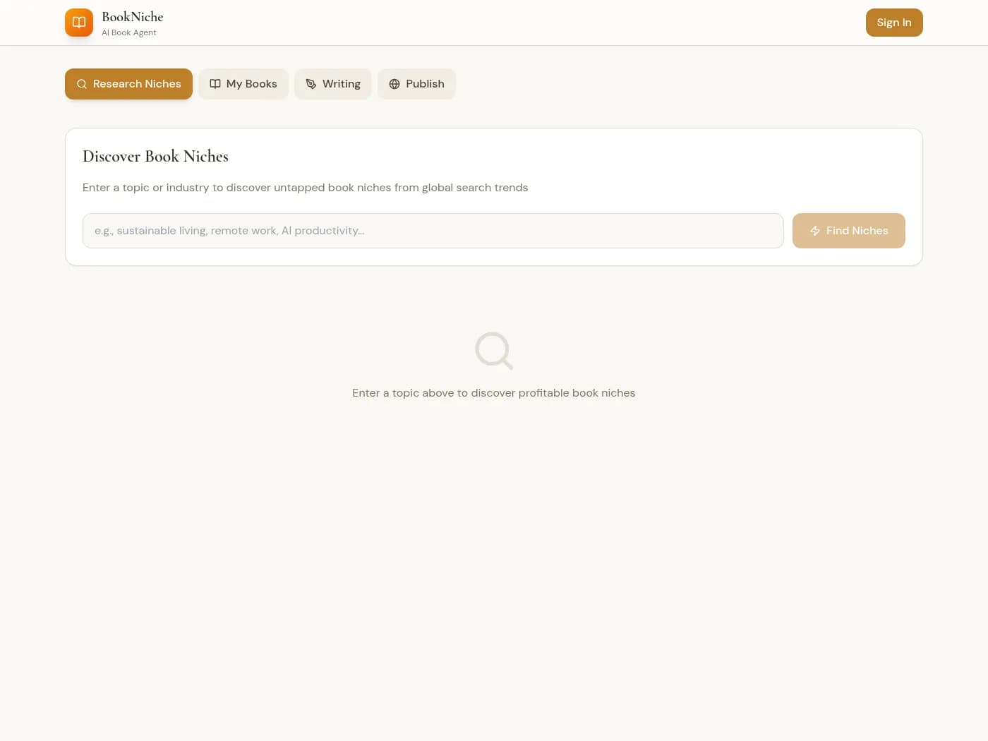 BookNiche AI Agent