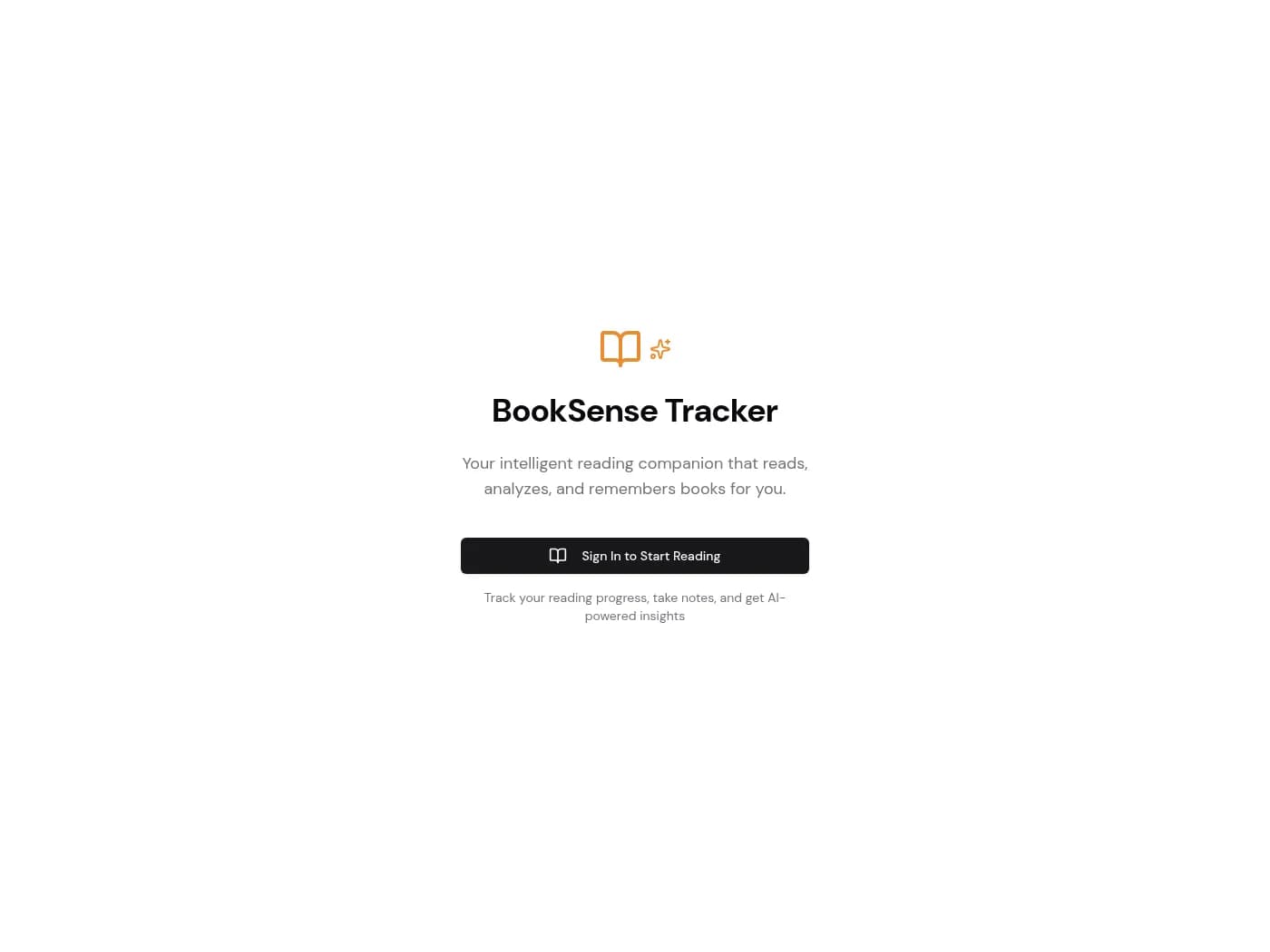 BookSense Tracker