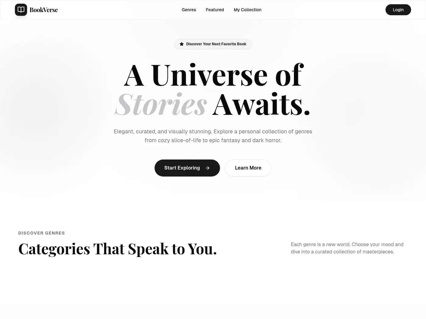 BookVerse Showcase
