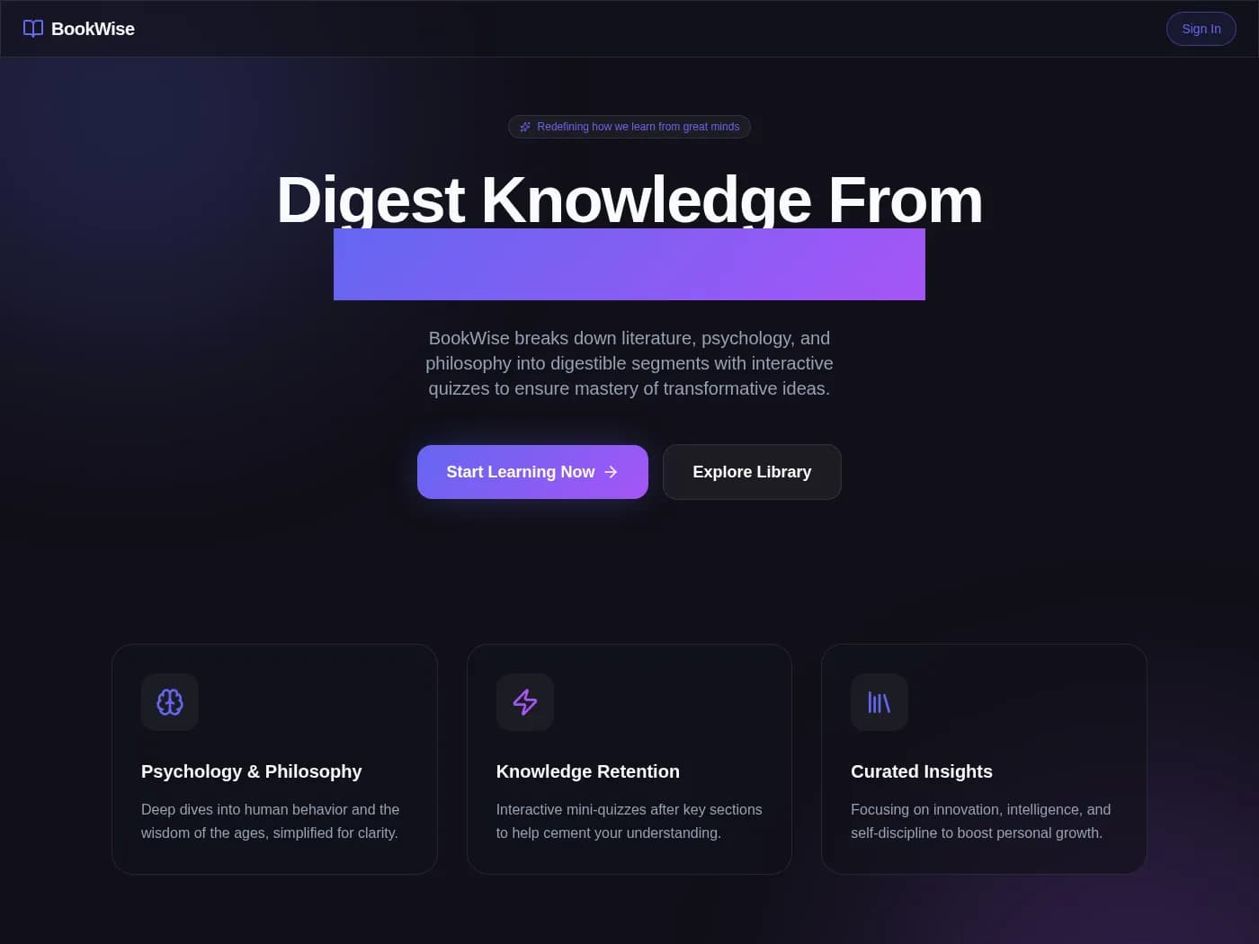 BookWise Library