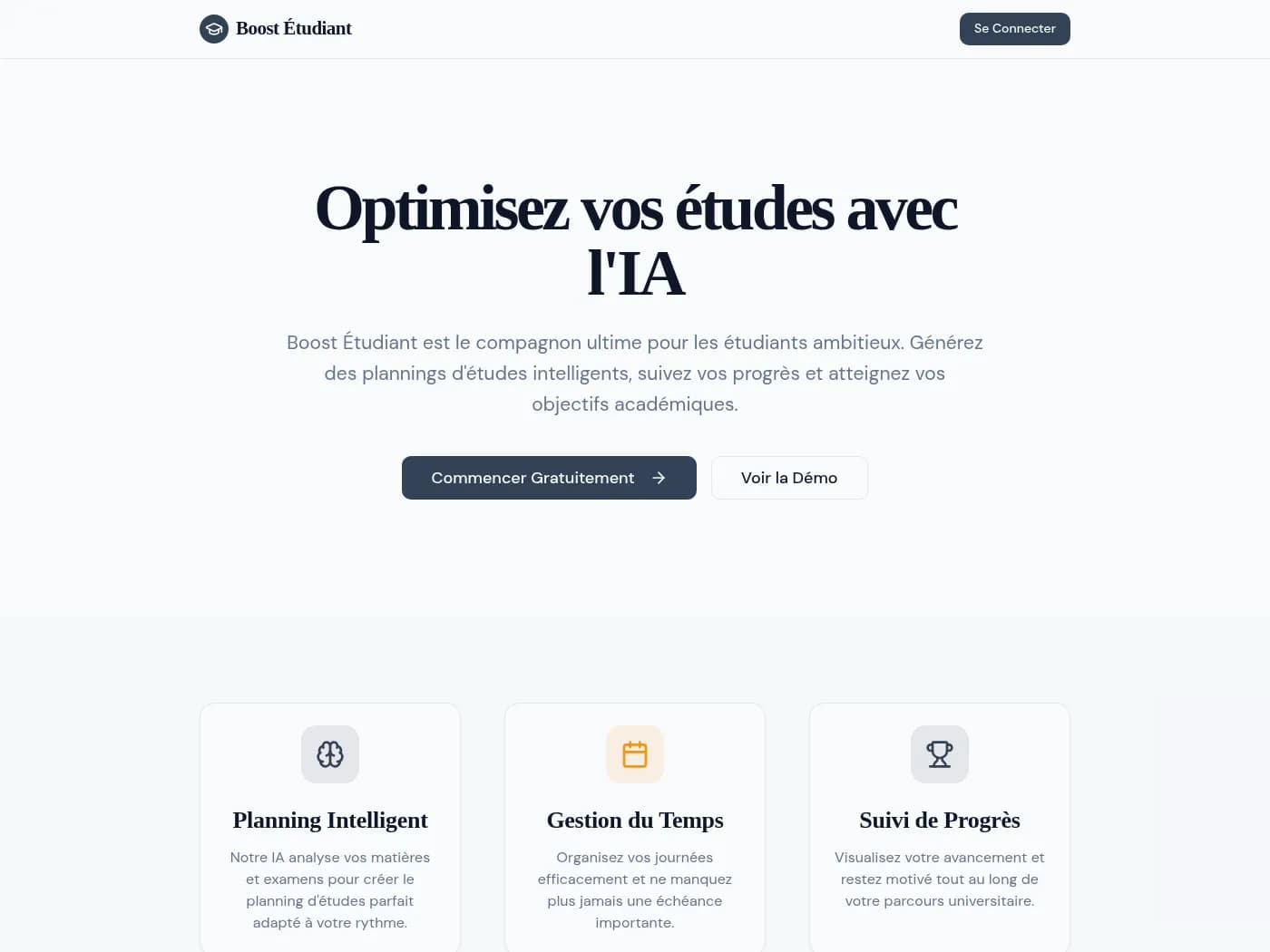 Boost Étudiant Web