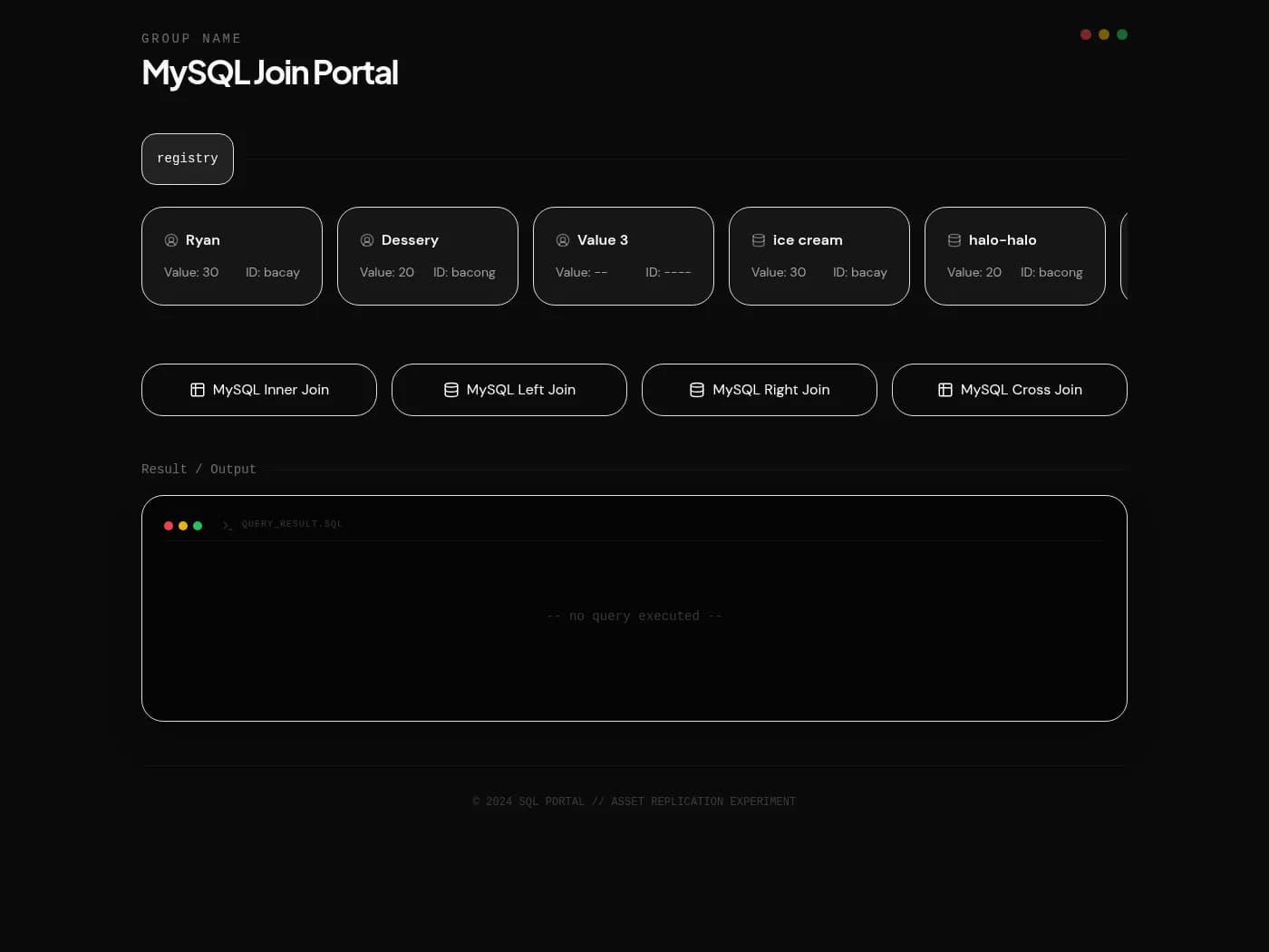 Dynamic XAMPP Web Portal