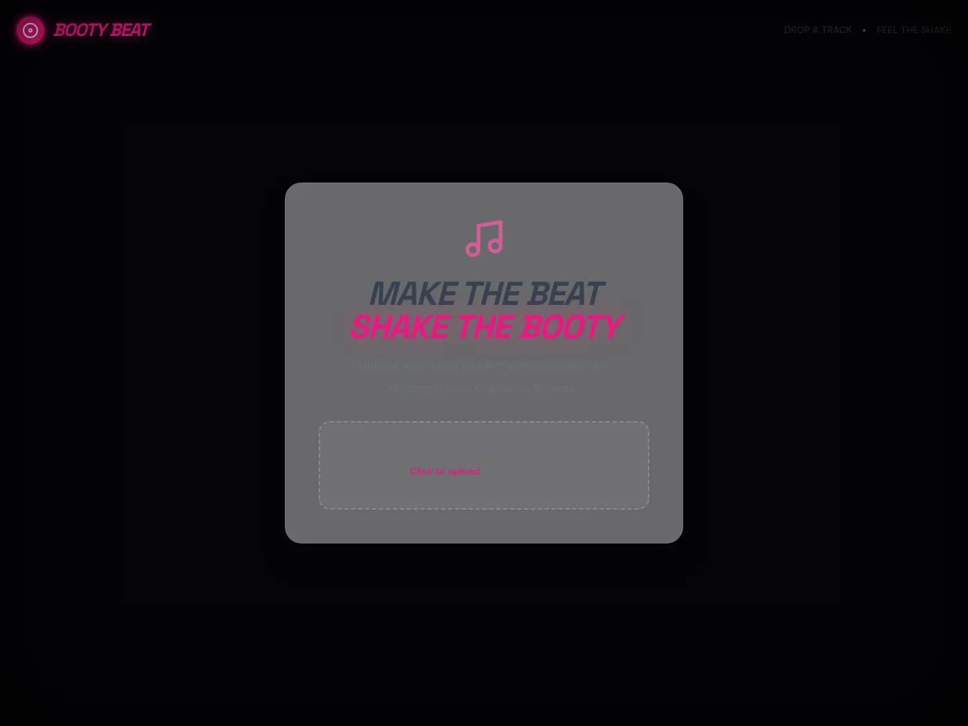 Booty Beat Visualizer
