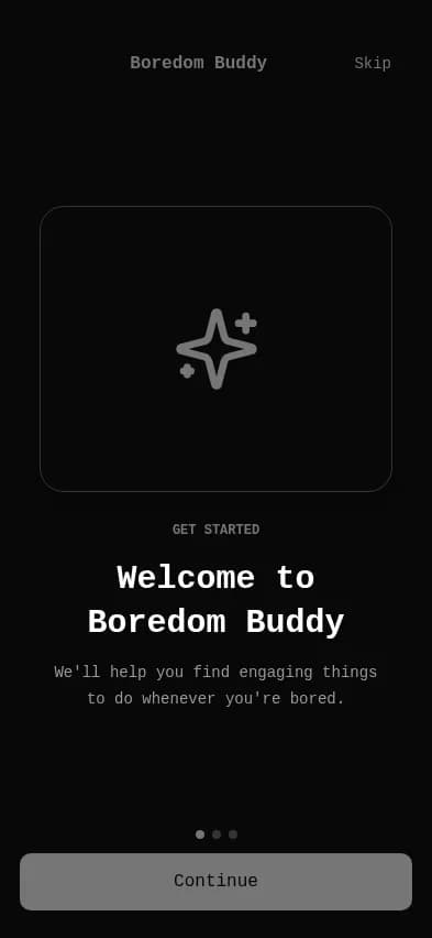Boredom Buddy
