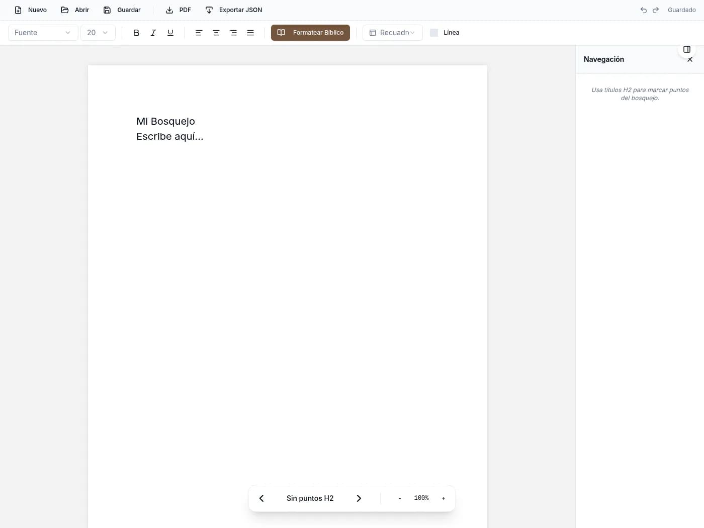 Libreta de Bosquejos PRO