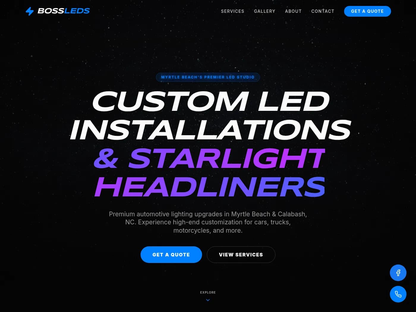 BOSSLEDs Luxury LED Site