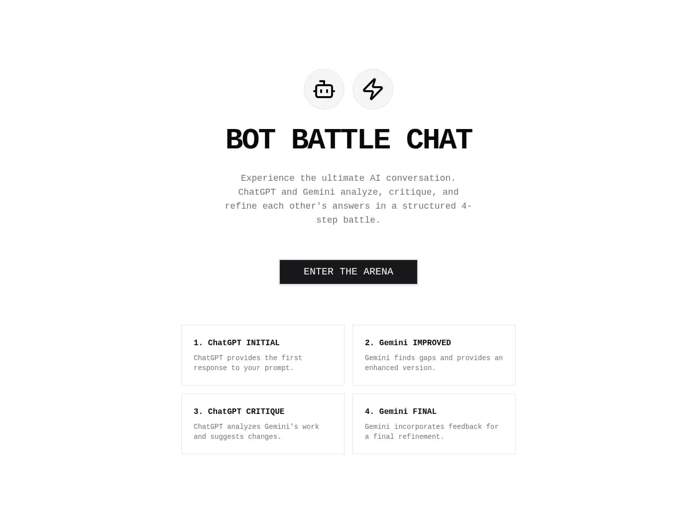 Bot Battle Chat