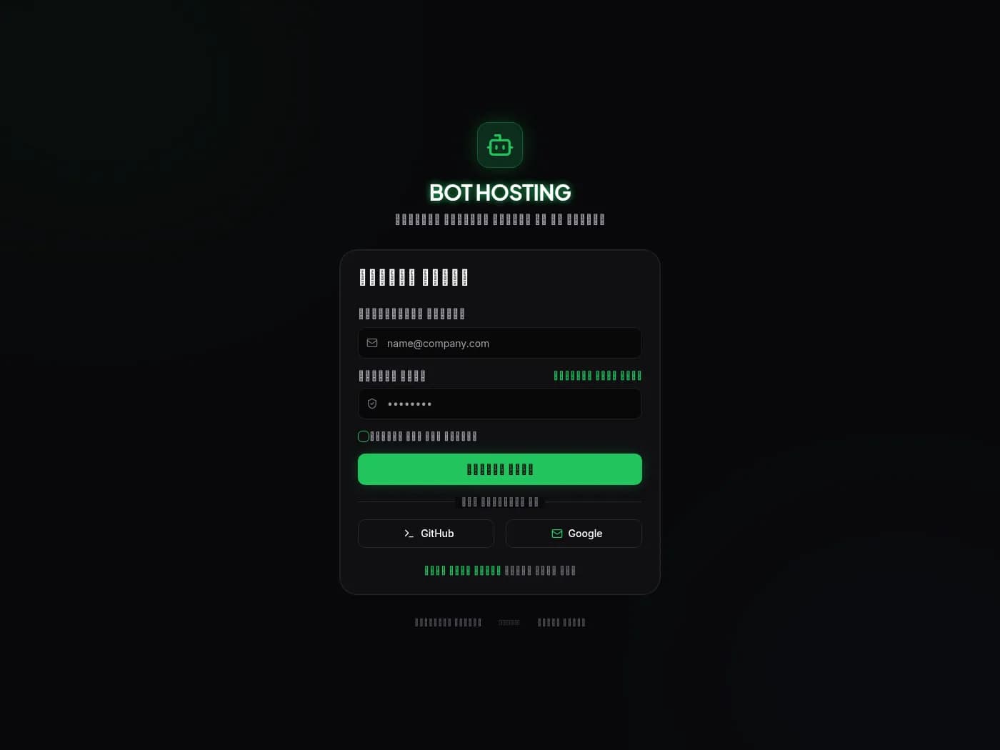 Bot Hosting Platform