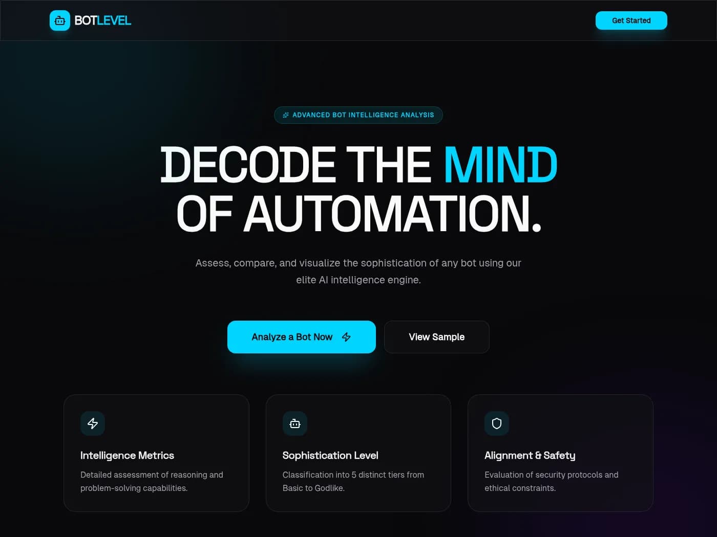 Bot Level Analyzer