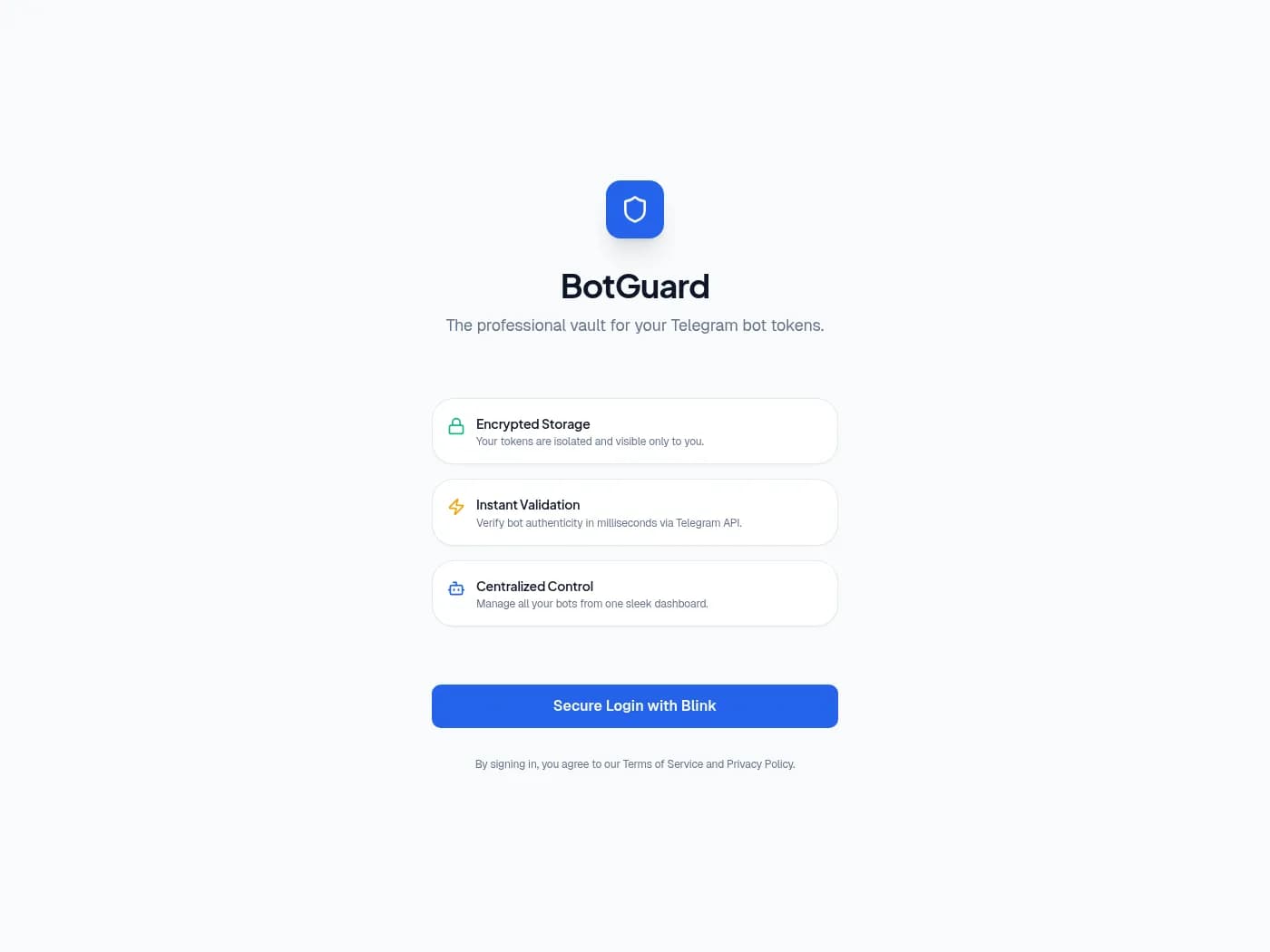 Secure Bot Token Manager