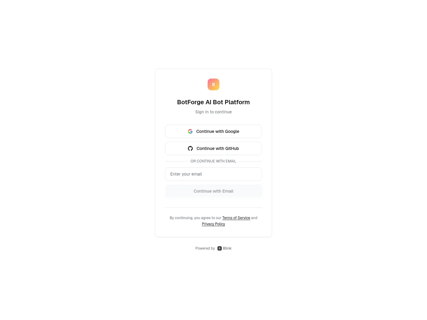 BotForge AI Bot Platform
