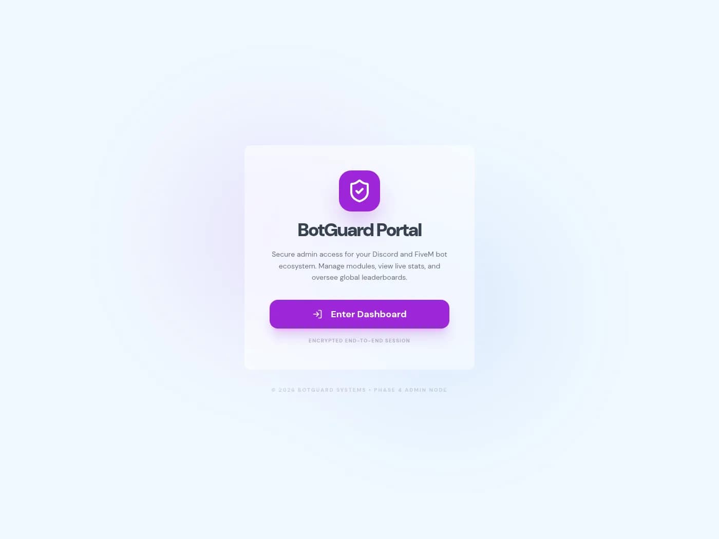 BotGuard Admin Dashboard