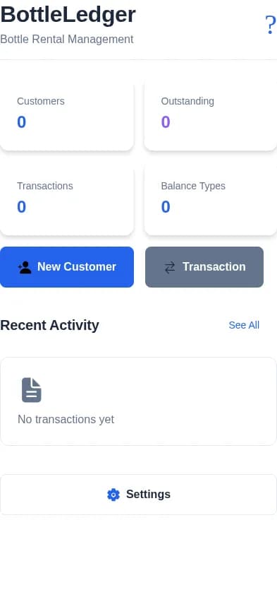 BottleLedger Mobile