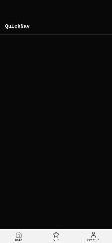 QuickNav Mobile Bar
