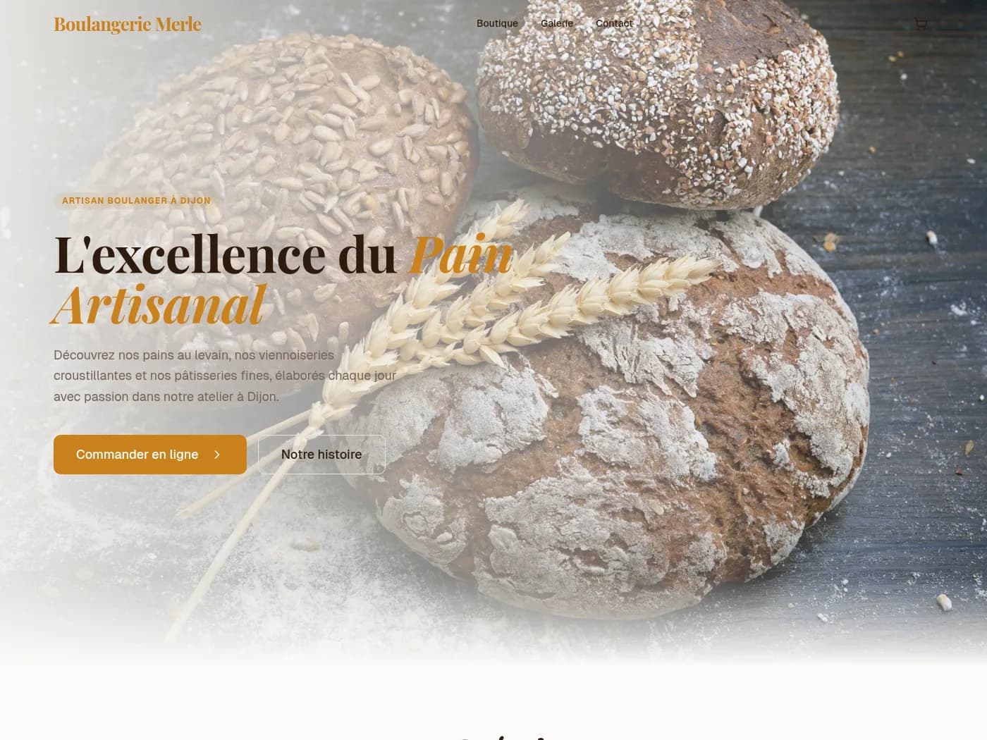 Boulangerie Merle Site