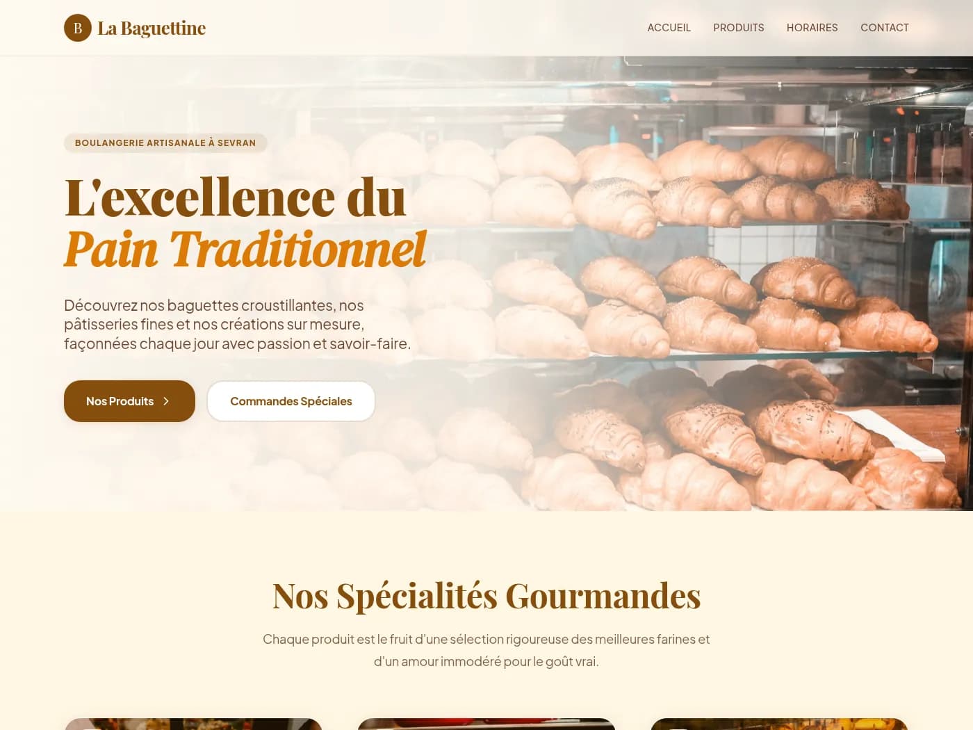 Boulangerie Web Présence