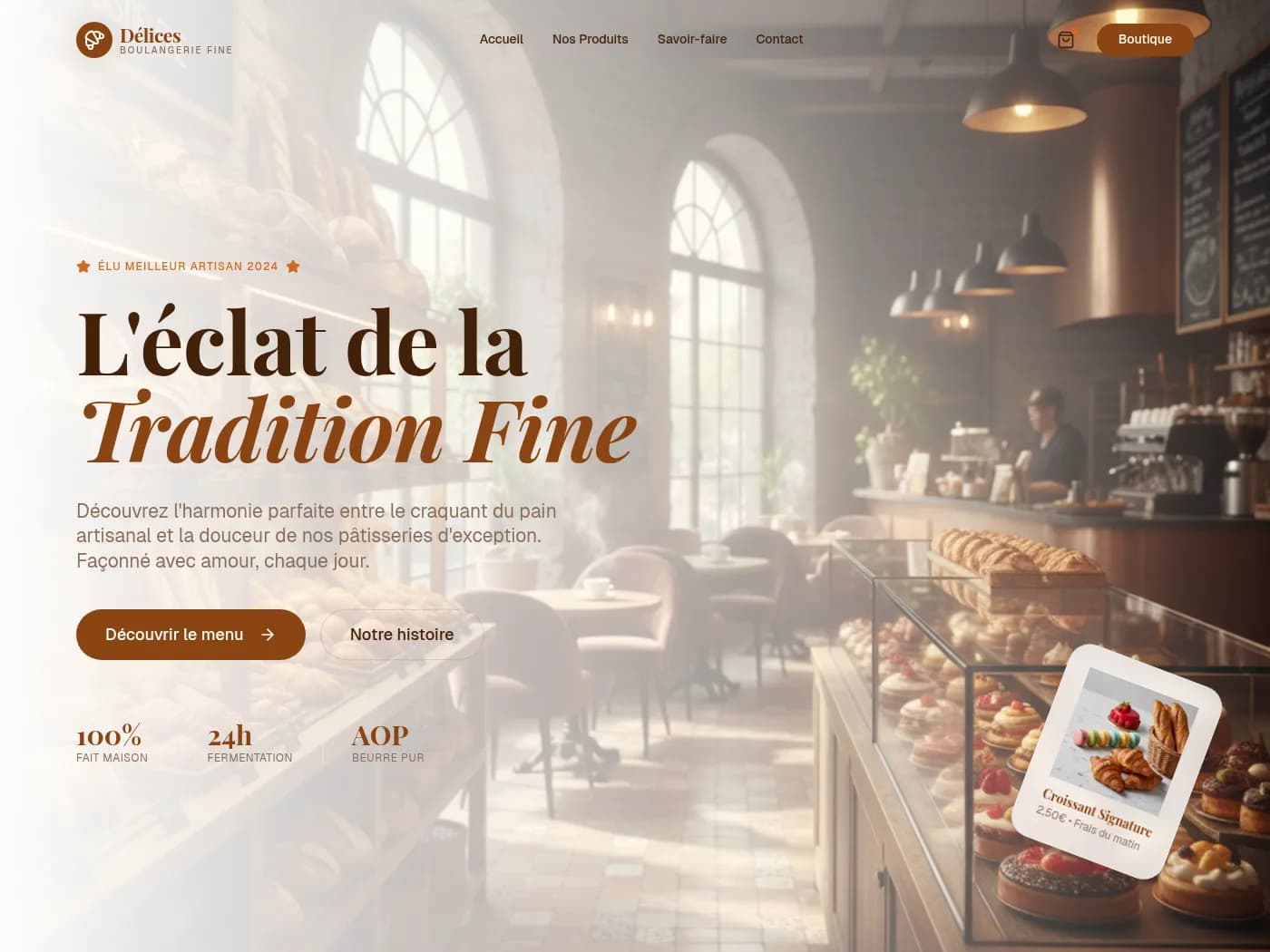 Boulangerie Délices Web
