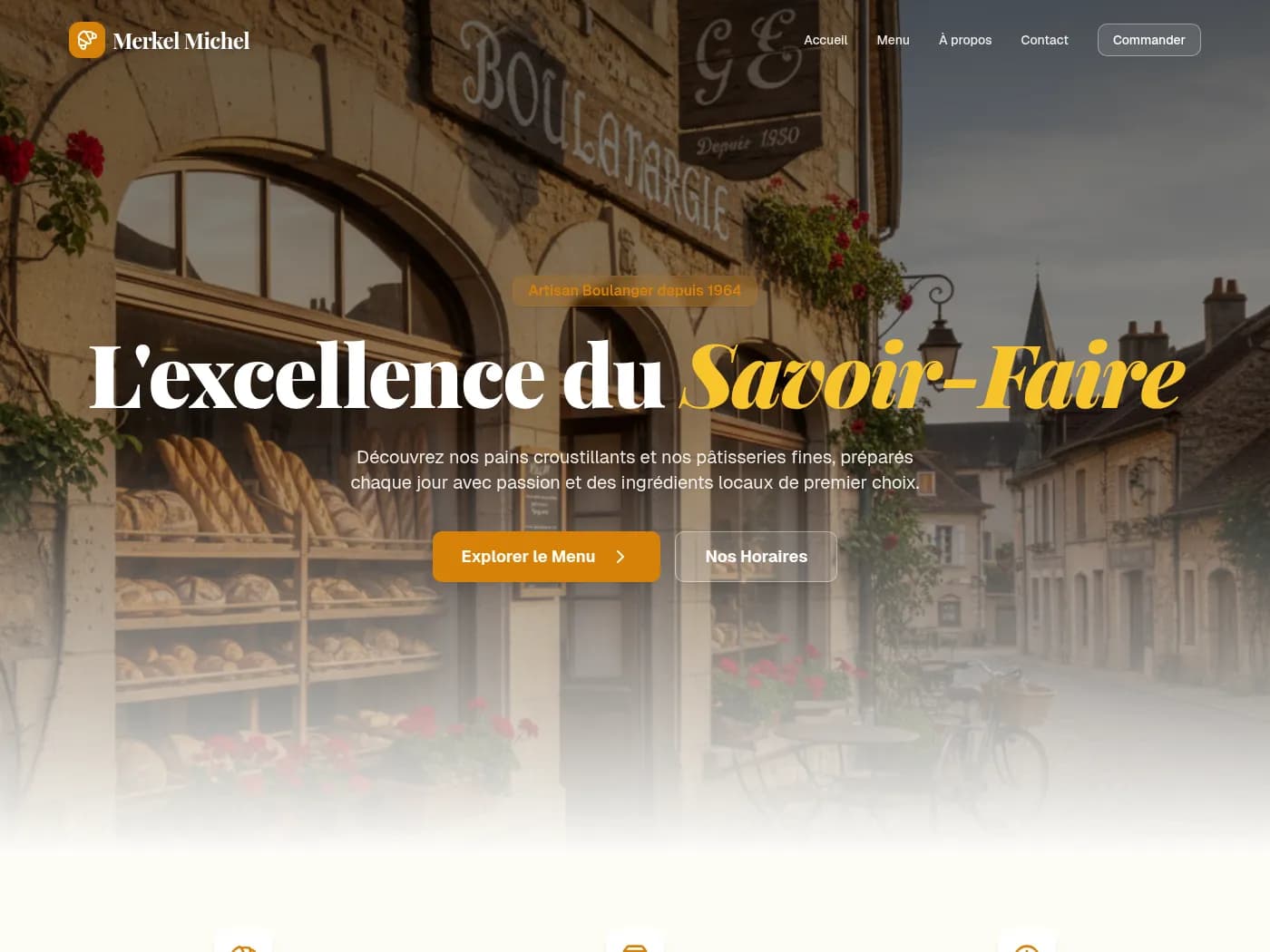 Boulangerie Web Showcase
