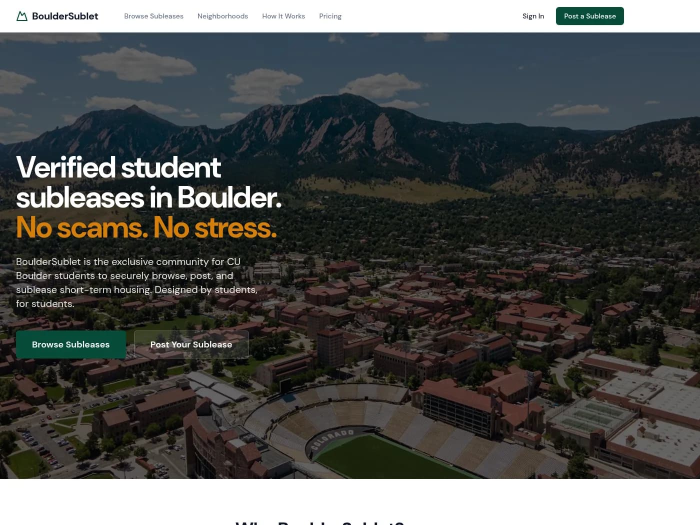 BoulderSublet