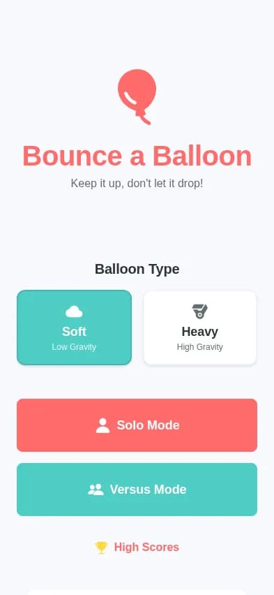 Bounce a Balloon