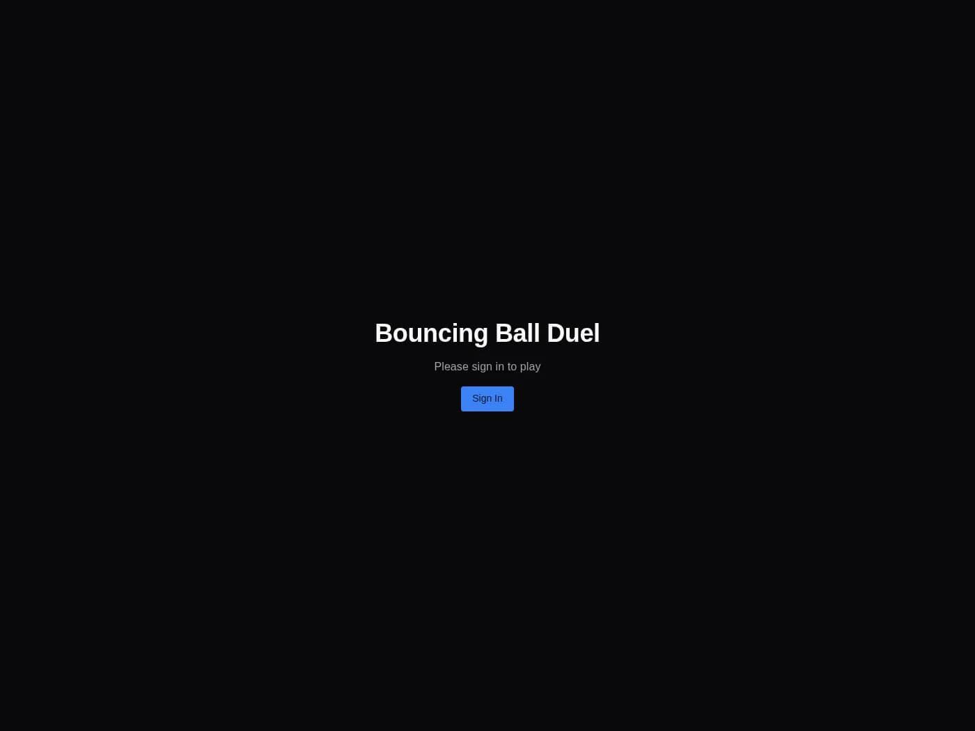 Bouncing Ball Duel