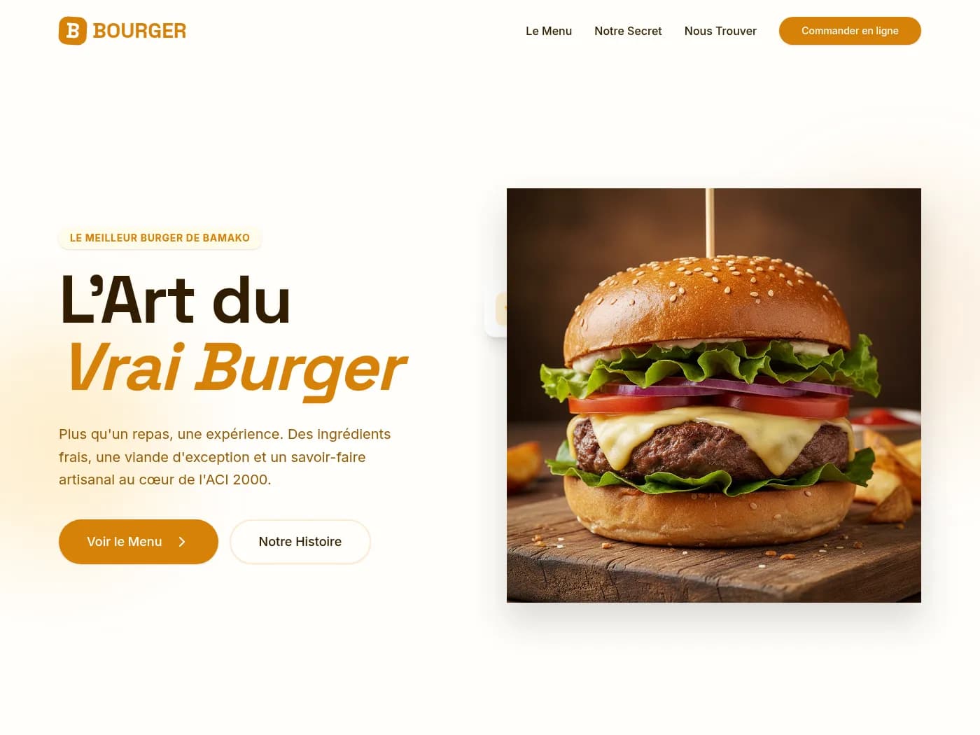 Bourger Showcase Site